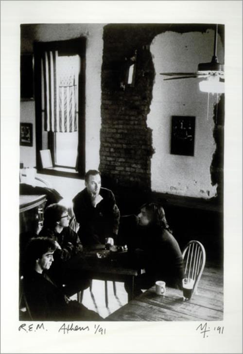 REM Athens '91 Photo Print - Fully Autographed US Promo memorabilia ...