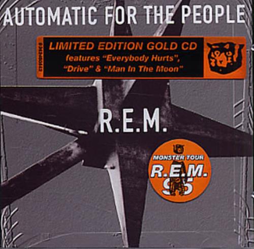 REM Automatic For The People - Gold Cd Australian CD album (CDLP) (38760)