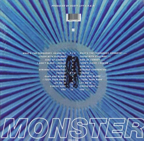 REM Monster - 180gram UK 2-LP vinyl record set (Double LP Album) (797808)