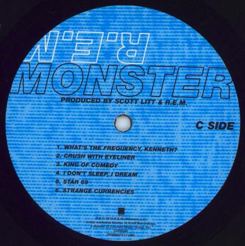 REM Monster - 25th Anniversary Edition UK vinyl LP album (LP record ...