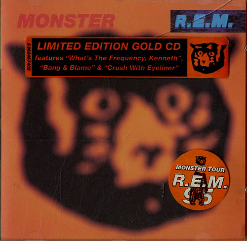 REM Monster - Gold Edition Australian CD album (CDLP) (38759)