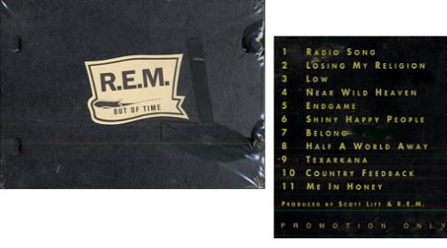 REM Out Of Time - Sealed Folio Pack US Promo CD album (CDLP) (88869)