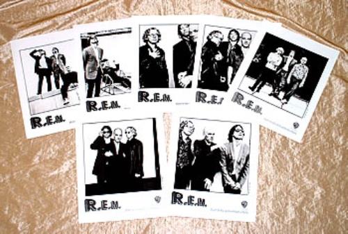 REM Photographs - 7 US Promo photograph (298013) 7 X PHOTOS