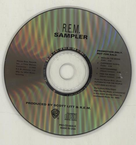 REM Sampler US Promo CD single (CD5 / 5") (26957)