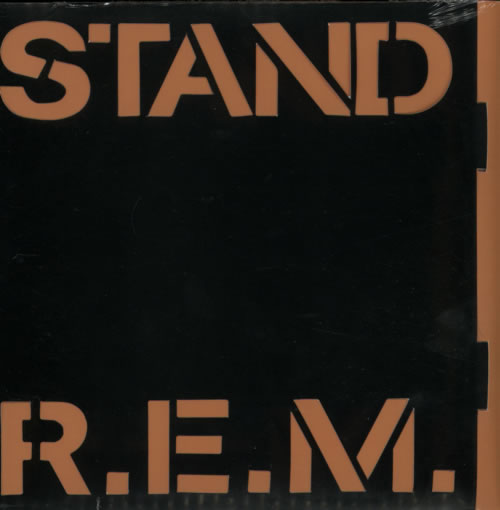 REM Stand - Sealed Stencil Sleeve UK 7" vinyl single (7 inch record ...