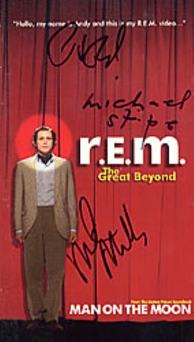 REM The Great Beyond - Autographed US Promo video (VHS or PAL or NTSC ...