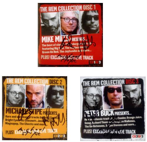 REM The REM Collection: Discs 1-3 - Fully Autographed UK Promo 3-CD ...