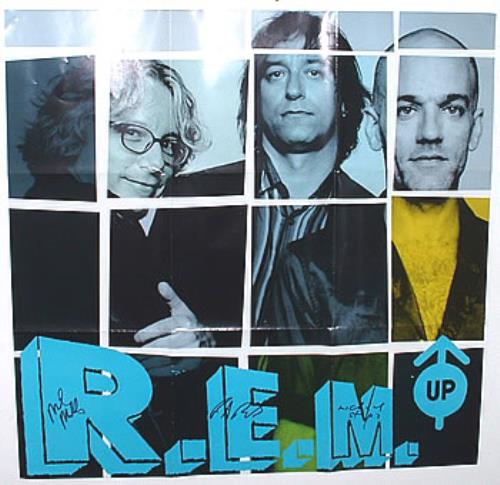 REM Up - Autographed UK poster (298030)