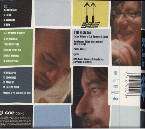REM Up: Deluxe Edition UK 2-disc CD/DVD set (784281)