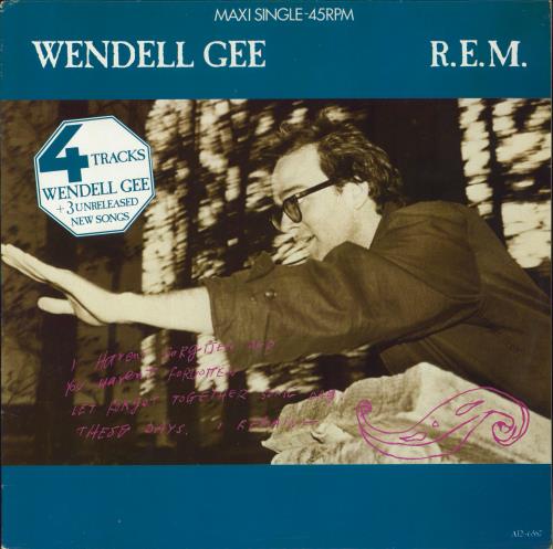 REM Wendell Gee US 12" vinyl single (12 inch record / Maxi-single) (390145)