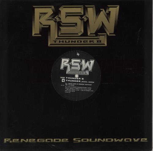 Renegade Soundwave Thunder II UK 12" vinyl single (12 inch record ...
