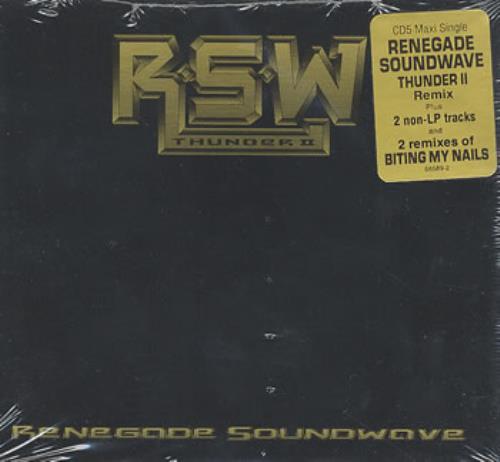 Renegade Soundwave Thunder US CD single (CD5 / 5") (36292)