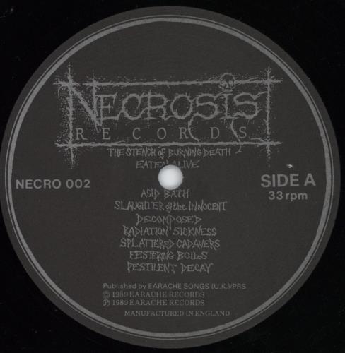 Repulsion Horrified + sticker UK vinyl LP album (LP record) (784820)