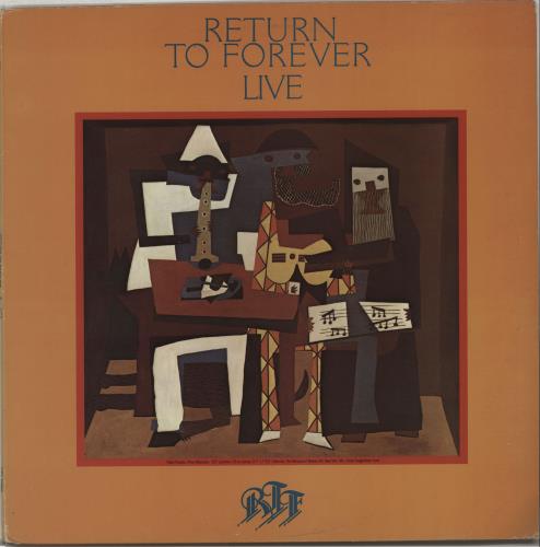 Return To Forever Live UK vinyl LP album (LP record) (453570)