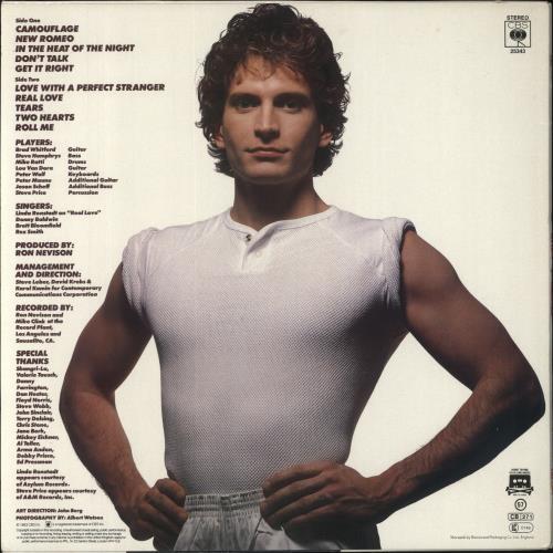 Rex Smith Camouflage UK vinyl LP album (LP record) (850760)