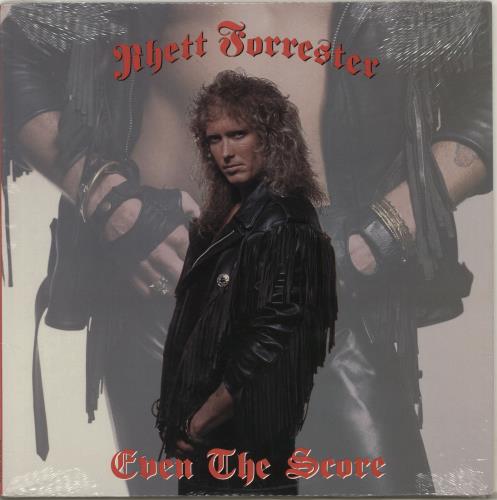 Rhett Forrester Even The Score US vinyl LP album (LP record) (702131)