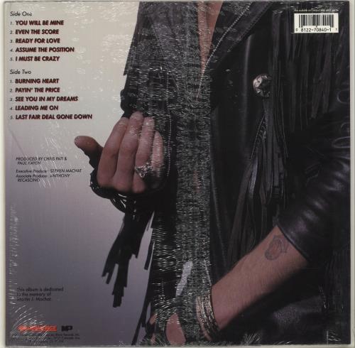 Rhett Forrester Even The Score US vinyl LP album (LP record) (702131)