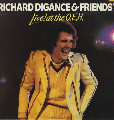 Richard Digance Live At The Q.E.H. UK vinyl LP album (LP record) (306704)