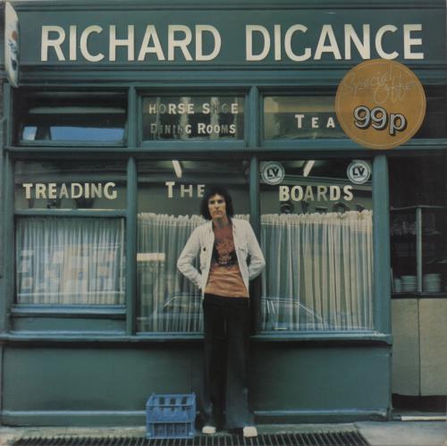 Richard Digance Treading The Boards UK vinyl LP album (LP record) (686327)