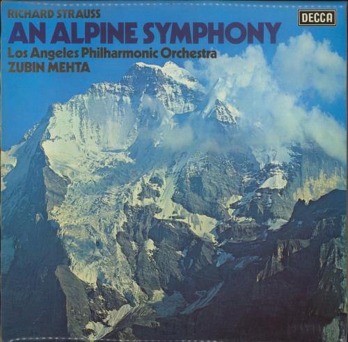 Richard Strauss An Alpine Symphony - Test Pressing UK vinyl LP album ...