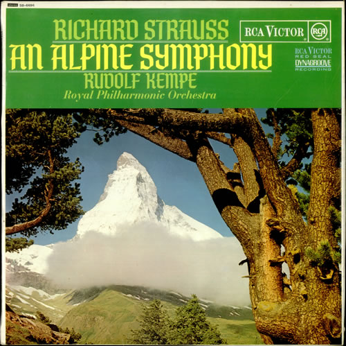 Richard Strauss An Alpine Symphony UK vinyl LP album (LP record) (533173)