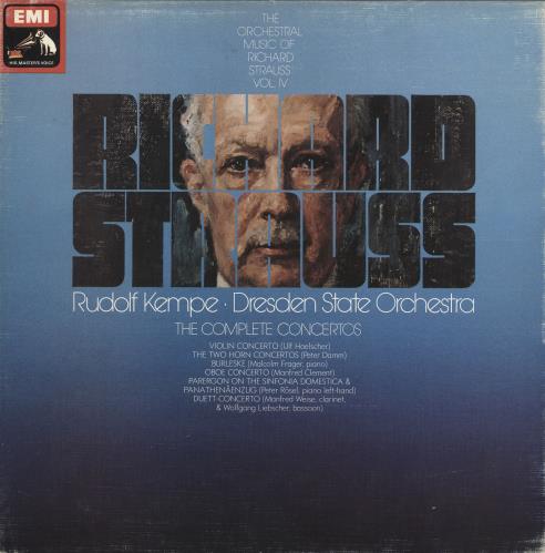 Richard Strauss Richard Strauss: The Complete Concertos UK Vinyl Box ...