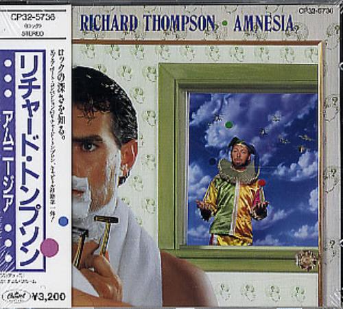 Richard Thompson Amnesia Japanese Promo CD single (CD5 / 5") (299772)