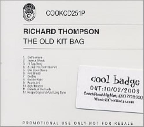 Richard Thompson The Old Kit Bag UK Promo CD album (CDLP) (240993)