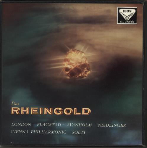 Richard Wagner Das Rheingold - 1st WBg UK Vinyl Box Set (708630)