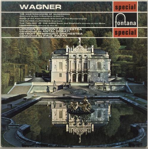 Richard Wagner Wagner UK vinyl LP album (LP record) (696923)
