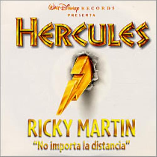 Ricky Martin No Importa La Distancia Spanish Promo CD single (CD5 / 5 ...