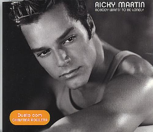 Ricky Martin Nobody Wants To Be Lonely Brazilian Promo CD single (CD5 ...