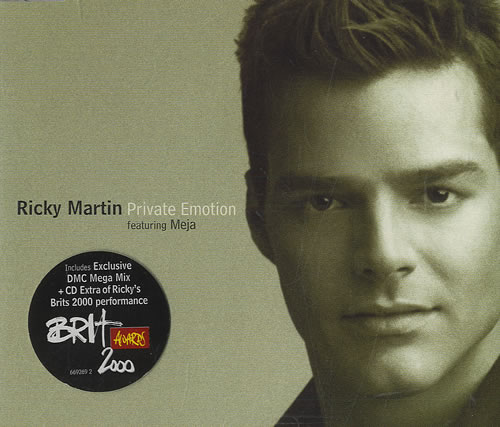 Ricky Martin Private Emotion UK 2-CD single set (Double CD single) (155048)