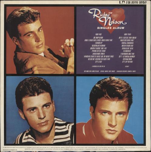 Ricky Nelson The Ricky Nelson Singles Album + Poster UK vinyl LP album ...