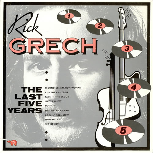 Rick Grech The Last Five Years US vinyl LP album (LP record) (461738)