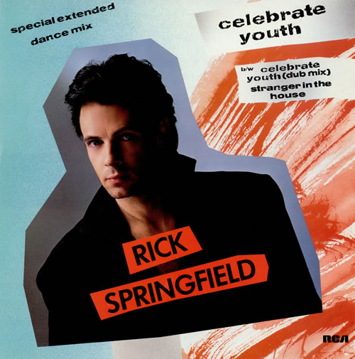 Rick Springfield Celebrate Youth UK 12" vinyl single (12 inch record ...