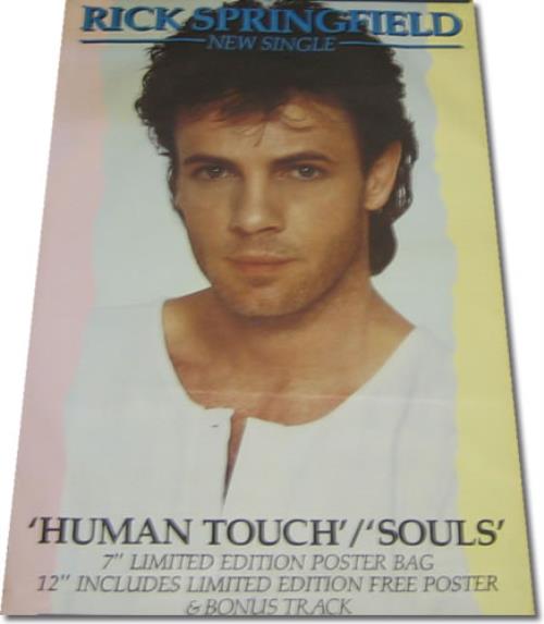 Rick Springfield Human Touch UK Promo poster (377206)