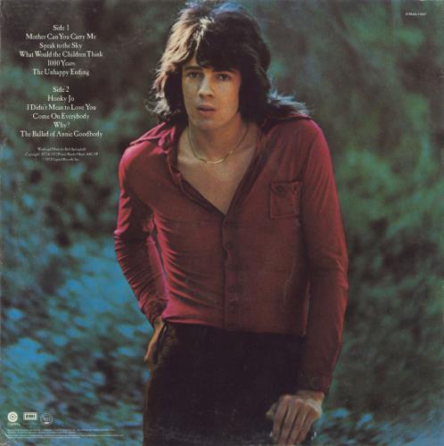 Rick Springfield Rick Springfield US vinyl LP album (LP record) (798451)