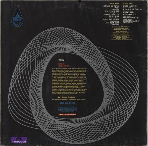 Rick Wakeman Piano Vibrations - Autographed UK vinyl LP album (LP ...