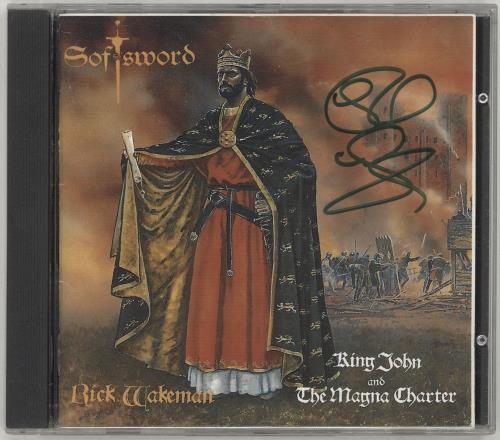 Rick Wakeman Softsword - Autographed UK CD album (CDLP) (690085)