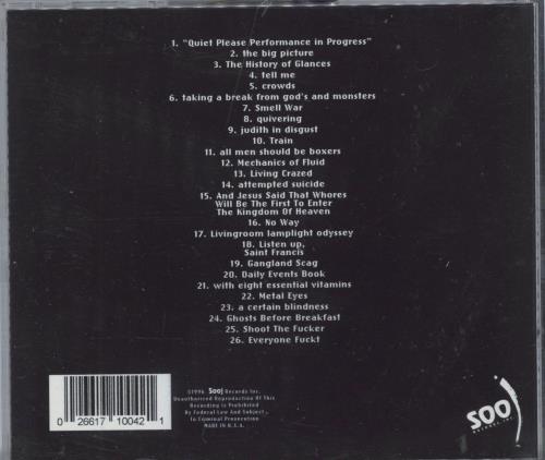 Ric Ocasek Getchertiktz US CD album (CDLP) (796761)