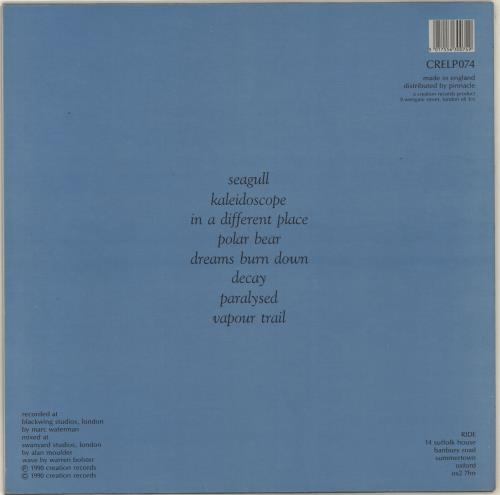 Ride Nowhere - Stickered Sleeve UK vinyl LP album (LP record) (704163)