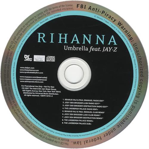 Rihanna Umbrella US Promo CD single (CD5 / 5") (409659)