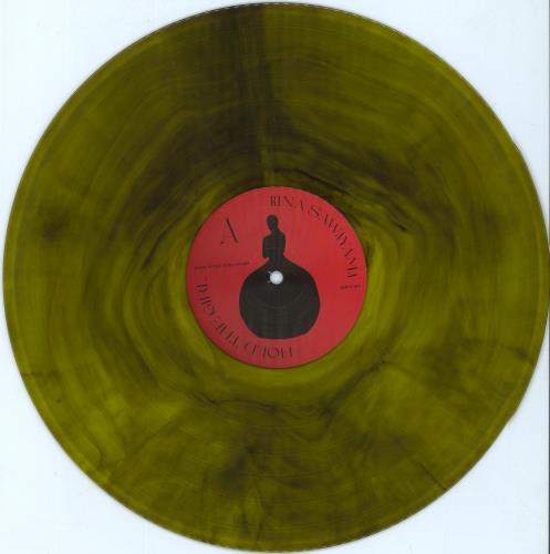 Rina Sawayama Hold The Girl: Rough Trade exclusive - Yellow And Black Galaxy + Bonus CD UK vinyl ...