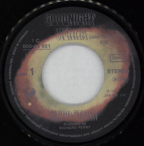 Ringo Starr Goodnight Vienna German 7" vinyl single (7 inch record / 45 ...
