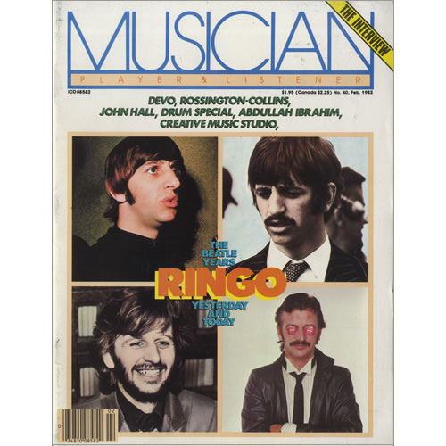Ringo Starr Musician US magazine (487224) FEBRUARY 1982
