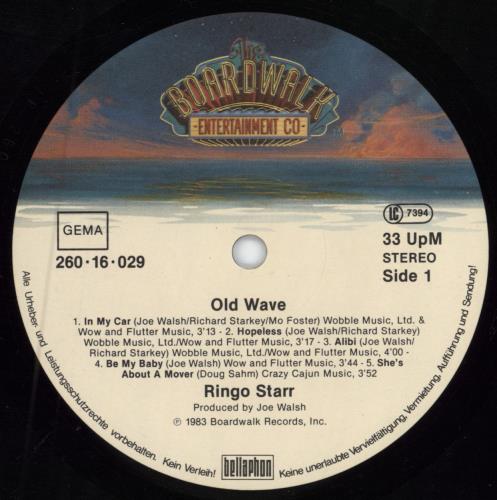 Ringo Starr Old Wave German vinyl LP album (LP record) (210403)