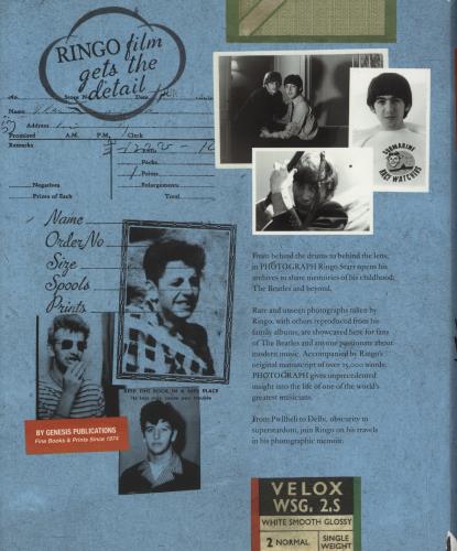 Ringo Starr Photograph UK book (856680) REGULAR EDITION
