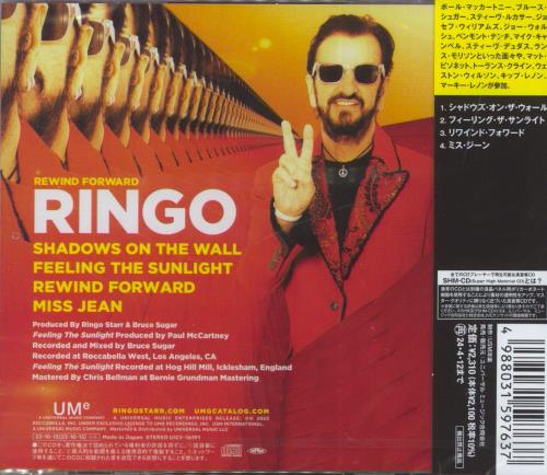 Ringo Starr Rewind Forward - SHM-CD - Sealed Japanese SHM CD (826491)