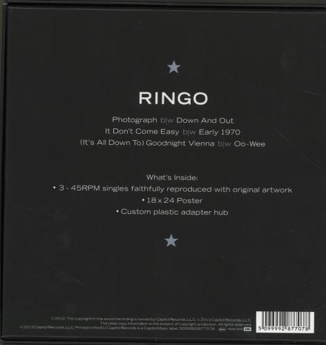 Ringo Starr Ringo UK 7" single box set (682687)
